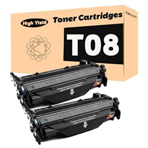 t08 for canon t08 toner cartridges use with imageclass 1238i lbp1238 mf1238 3010c005aa printer 2-pack