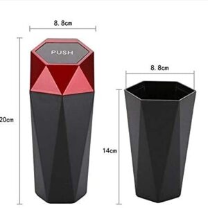 Garbage Container Trash Can Garbage Bin Bedroom Bin Rubbish Basket for Home Office Kitchen Bath Garbage Can/