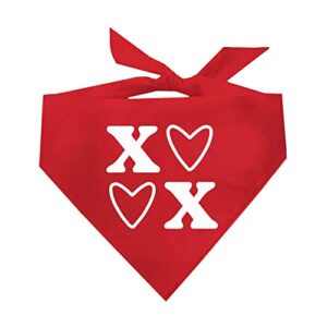 xoxo dog bandana (red)