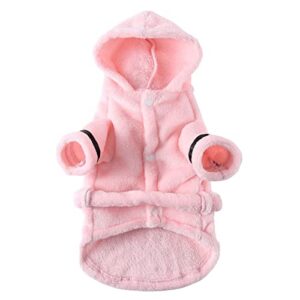 honprad girl pet clothes bathrobe pet towel bath custume hotel nightgown pajamas dog bathrobe cat clothes extra large dog sweaters for large breeds