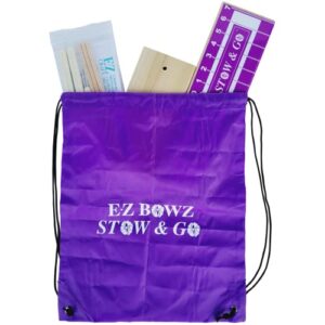 EZ Bowz Stow & Go Bow Maker with Detachable Spool Holder and Tote - Easy Bow Making Tool - Bowmaker for Crafts, Wreath Making, Tree Top Bows, Hair Bows, Gift Bows, Ribbon - Christmas Decor Bowmaking