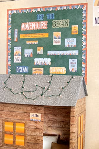 Teacher Created Resources Moving Mountains Die-Cut Border Trim