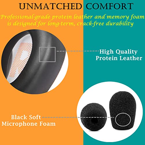 TaiZiChangQin Q400 Ear Pads Ear Cushions Earpads Memory Foam Replacement Compatible with JBL Quantum 400 Wired Over-Ear Gaming Headphone (Protein Leather)