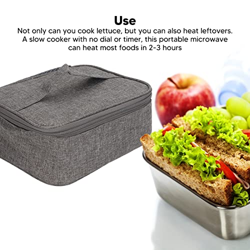 USB Heating Lunch Box Bag, Heated Lunch Box Portable Food Warmer Lunch Box Warming Lunch Box Waterproof Oxford Cloth Food Heated Thermal Bag USB Powered Lunch Box Warmer for Outdoor Picnic Office