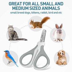 Cat Nail Clipper, Cat Claw Clippers, Professional Cat Claw Trimmer, Pet Nail Clippers for Small Animals Such as Puppies, Kittens, Birds, Rabbits, Kitten Ferret