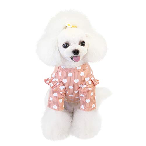 HonpraD Dog Winter Clothes for Small Dogs Boy Pet Clothes Autumn Winter Winter pet Jacket Shirt Sweater for Dogs Girl