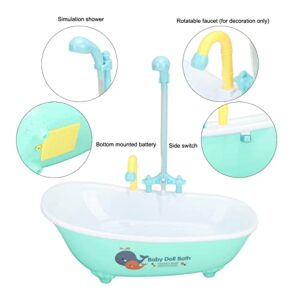 Zerodis Bird Bath with Faucet Multifunctional Shower Bird Parakeets Bathtub Multifunctional Bird Bath for cage Cute Electric Parakeets Automatic Bathtub with Faucet for Bird Shower