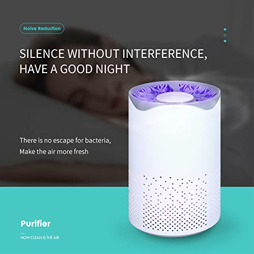 Mini Air Purifier USB UV Sterilization Air Cleaner for 20 Square Meters Bed Room Car Office Smoke Dust Removal