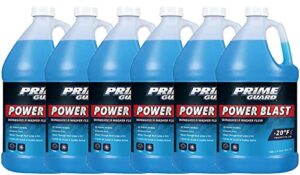 6 pack blue krystal kleer windshield washer fluid 1 gallon -20 degree fahrenheit