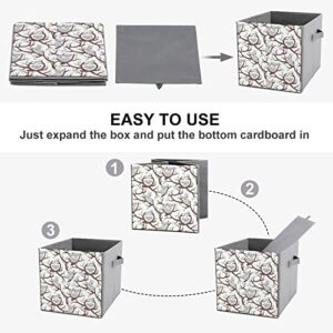 Funny Cartoon Koalas Large Cubes Storage Bins Collapsible Canvas Storage Box Closet Organizers for Shelves