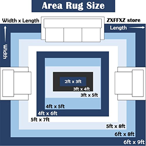 The Shining Overlook Hotel Area Rugs, Orange Easy to Clean Stain Kids Rugs, Machine Washable Carpet, Breathable Durable Mat for Entryway Decor 3' x 4'