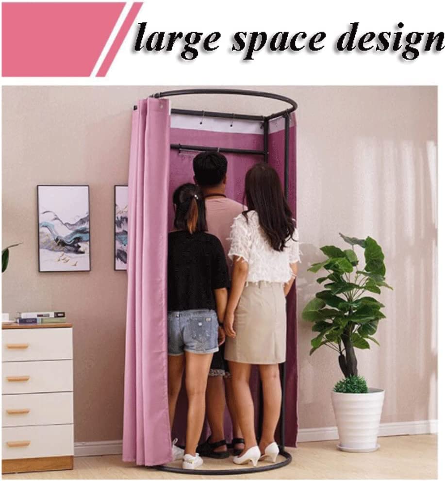 VNABO Clothing Store Fitting Room Simple Wall-Mounted Dressing Room Portable Privacy Tent Changing Room for Shopping Malls Offices