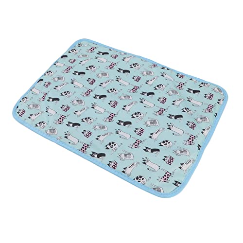 YOUTHINK Pet Warmer Pad, Comfortable Low Voltage USB Waterproof Washable Cartoon Cat Dog Electric Blanket Warm Green for Dogs Cats Pet Heating Warming Mat 35 * 50cm 45W