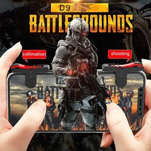 L1R1 Phone Handle Fire for Mobile Controller Trigger Button Gaming Game Accessories Best Wireless (Black, One Size)