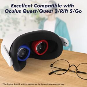 VR Lens Protector Ring Compatible with Oculus Quest 2/Quest 1 Lens Prevents Scratching of Glasses Lens Anti Scratch Rings