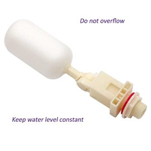 ZHEQOGZH 5 Pieces Float Ball Valve 1/2 Inch Water Float Valve Auto Fill with Adjustable Arm for Water Tank, Livestock Water Trough, Pool, Aquariums, Aquaculture