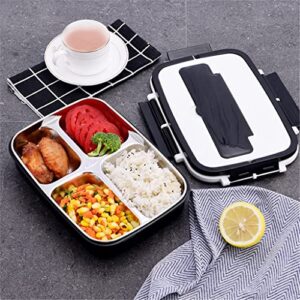 LDCHNH Portable 304 Stainless Steel Bento Lunch Box Lunch Box Office Lunch Bento Box Kitchen Utensils