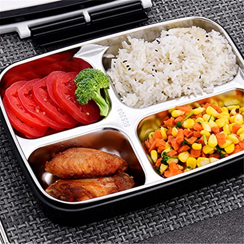 LDCHNH Portable 304 Stainless Steel Bento Lunch Box Lunch Box Office Lunch Bento Box Kitchen Utensils