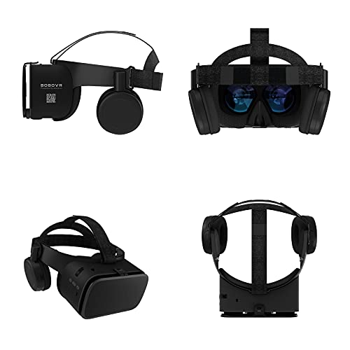 BOBOVR Z6 Virtual Reality Headset, 110°FOV Foldable Headphone IMAX VR Headset for 4.7-6.2 inch Full Screen Smartphone iOS/Android with Game Controller