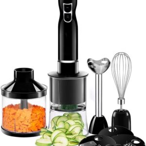 Kitchen 6-in-1 Countertop Blender - Electric Spiralizer & Immersion Blender