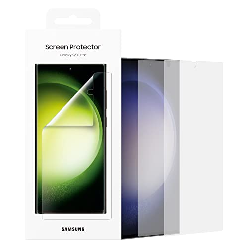 SAMSUNG Galaxy S23 Ultra Phone Screen Protector, Front Display Protective Film Shield, High Touch Sensitivity, Anti Scratch, Anti Fingerprint, Easy Installation, US Version, EF-US918CTEGUS, Clear