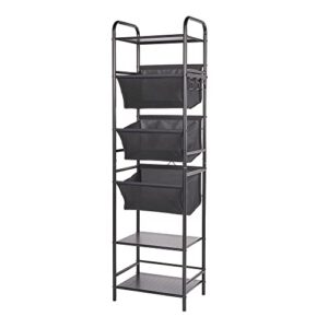 neatfreak 6-Tier Vertical Storage Organizer For Pantry, Shed & Garage Free Standing Garage Organization and Storage System - Heavy Duty Storage Bin Shelf