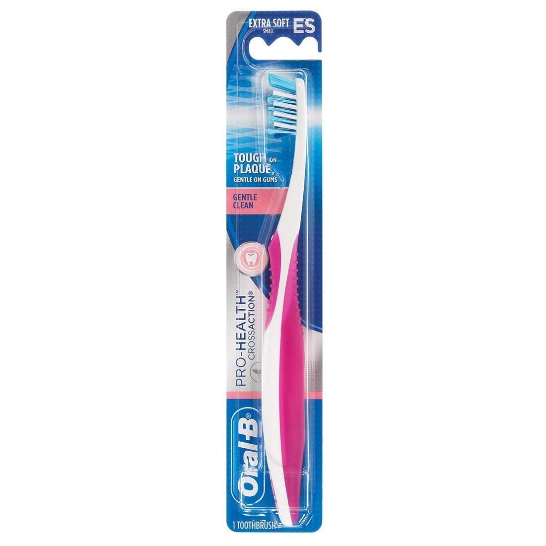 Oral-B Cross Action Gentle Clean Manual Toothbrush 35 Extra Soft (Colors Vary) - Pack of 6