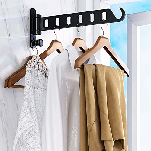 YSUEFIJO Drying Racks for Laundry Foldable, Laundry Drying Rack Wall Mount, Heavy Duty Laundry Clothes Hanger Rack, Collapsible Clothes Dry Racks, for Balcony, Mudroom, Bedroom (White )