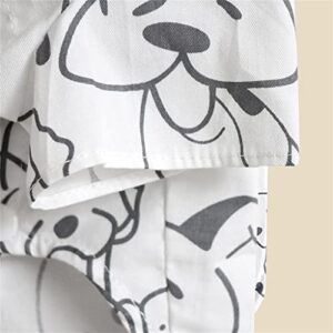 HOUKAI Printed Pet Clothes Shirts Pet Supplies Dog Clothes Beach Style Summer Dog Shirts (Color : D, Size : Scode)