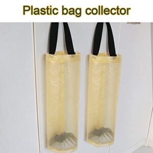 kdhgoo 1PC Hanging Rubbish Bag Convenient Extraction Miscellaneous Storage Net Cylinder Rubbish Bag for Kitchen Dining Bar