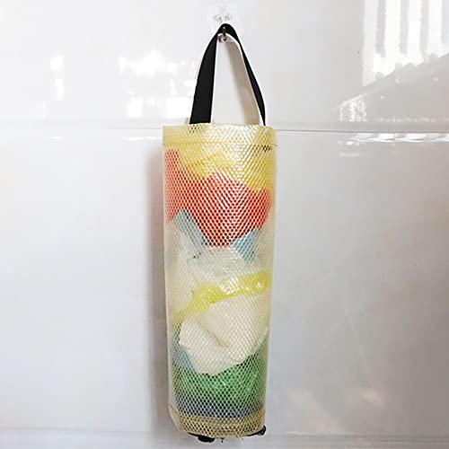 kdhgoo 1PC Hanging Rubbish Bag Convenient Extraction Miscellaneous Storage Net Cylinder Rubbish Bag for Kitchen Dining Bar