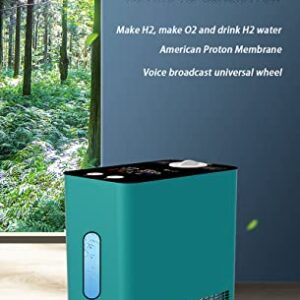 FXNFXLA Hydrogen Generator 900ml/min, 99.99 Percent High Purit Portable H2 Inhalation Machine, 5 Intelligent Detection Systems, Continuous H2 Supply, for Home Office