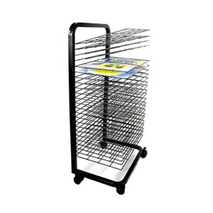 neochy drying racks,powder coating finish, art shelf storage rack on wheels, ideal for education schools and art clubs/25 floors