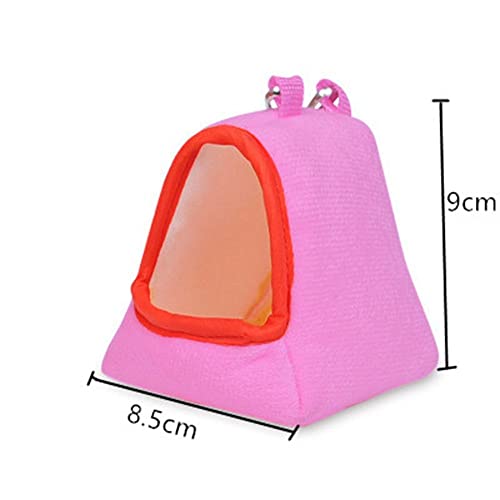 Hamster Hammock,Warm Bed House Fleece Hut Hanging Cage,Hamster Hanging House Sleeping Nest Pet Bed Rat Hamster Toys(1)