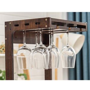 Wine Racks Metal Wine Rack Creative Wine Rack Solid Wood Cup Holder Shelf Goblet Holder Cup Holder Glassware Rack Plug-in Wine Rack