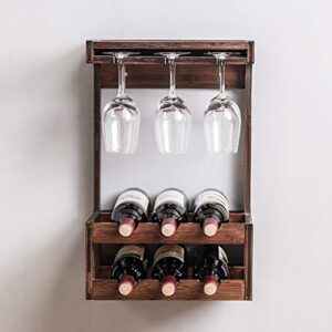 Wine Racks Metal Wine Rack Creative Wine Rack Solid Wood Cup Holder Shelf Goblet Holder Cup Holder Glassware Rack Plug-in Wine Rack