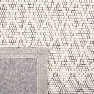 Safavieh Marbella Collection Accent Rug - 3' x 5', Ivory, Handmade Trellis Wool, Ideal for High Traffic Areas in Entryway, Living Room, Bedroom (MRB175A)