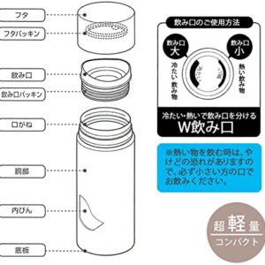 Skater SMBC4B-A My Neighbor Totoro Stainless Steel Mug Bottle, 11.8 fl oz (350 ml), Water Bottle