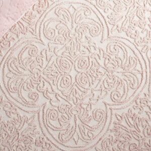 MARTHA STEWART Collection by SAFAVIEH 5' x 8' Ivory/Pink MSR3511U Handmade Contemporary Wool Area Rug