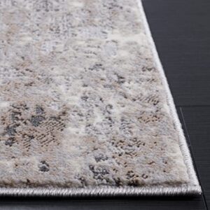 Safavieh Vogue Collection Area Rug - 9' x 12', Grey & Ivory, Modern Abstract Design, Non-Shedding & Easy Care, Ideal for High Traffic Areas in Living Room, Bedroom (VGE152F)