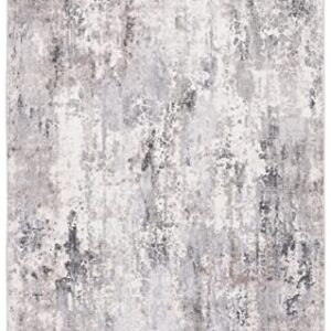 Safavieh Vogue Collection Area Rug - 9' x 12', Grey & Ivory, Modern Abstract Design, Non-Shedding & Easy Care, Ideal for High Traffic Areas in Living Room, Bedroom (VGE152F)