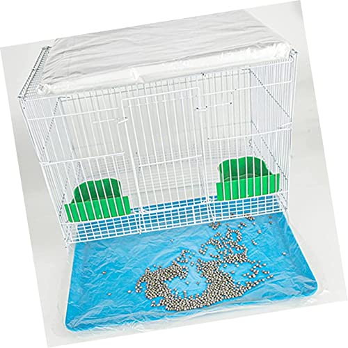 100pcs Clear Pee Hutch Small Bunny Guinea Chinchillas Hedgehogs Liner Liners Rabbits Time Universal Puppy Thin Pigs Pig Rabbit Animals Disposable Supplies Film Cage Pet