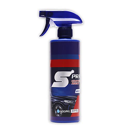 Ceramic Car Coating Spray, 1000ml, 3 in 1 High Protection Quick Car Coating Spray, Ceramic car Wax Polish Spray, Plastic Parts Refurbish Agent, Quick Detail Spray for Cars