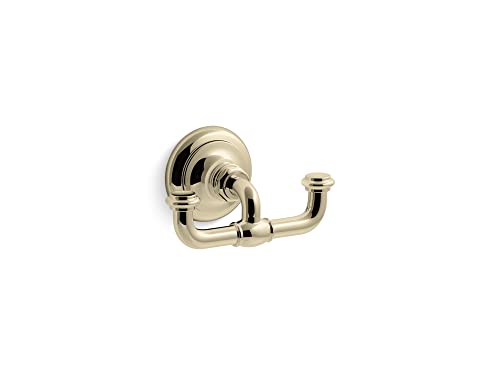 Kohler 72572-AF Artifacts Double Robe Hook in Vibrant French Gold