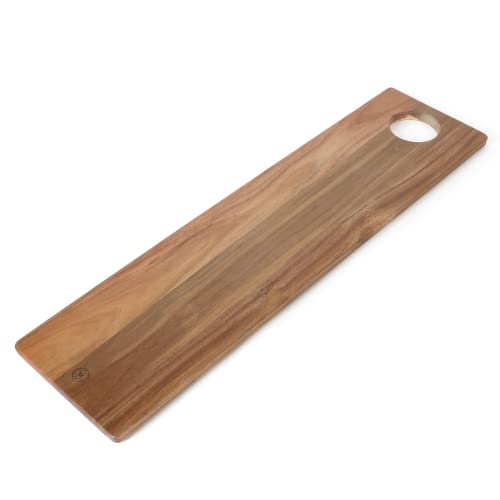 MARTHA STEWART Charcot 31.5 X 8 Large Charcuterie Serving Board - Rectangular - Acacia Wood