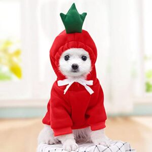 Dog Apparel for Small Dogs Super Soft Cats Love Velvet and Medium-Sized Pet Two-Legged Sweater Pet Clothes Large Dog Clothes Winter Coat