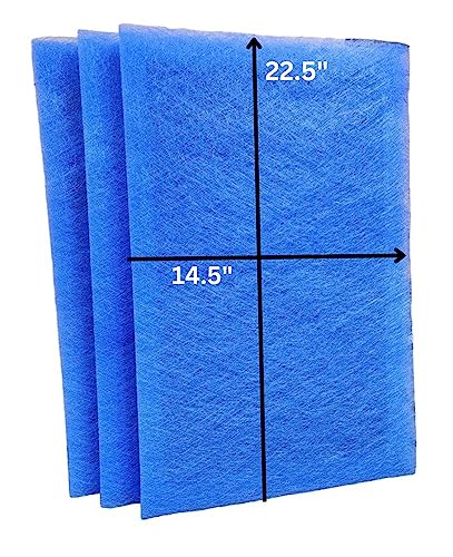 Fast-Shipped-Filters 10 Pack 16x25 Dynamic Air Cleaner Replacement Filters Blue (Actual Filter Size 14.5x22.5)