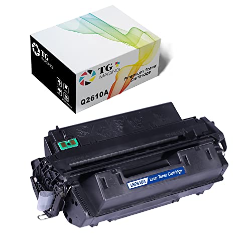 TG Imaging 1 Pack HP10A Replacement for HP 10A Q2610A Toner Cartridge 2610A Compatible with Laser-Jet 2300 2300d 2300dn 2300dtn 2300L 2300n Printers (Single Pack, Black)