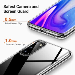 HGJTF Phone Case for Oukitel WP21 Case (6.78 Inch), with 360 Degree Rotation Finger Ring Kickstand, Clear Silicone Shockproof X Anti-Scratch Shell TPU Bumper Soft Cover for Oukitel WP21