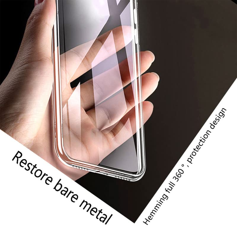 HGJTF Phone Case for Oukitel WP21 Case (6.78 Inch), with 360 Degree Rotation Finger Ring Kickstand, Clear Silicone Shockproof X Anti-Scratch Shell TPU Bumper Soft Cover for Oukitel WP21